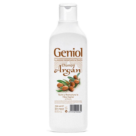 Champú Argán GENIOL Cabello teñido y mechas precio | ARENAL.COM