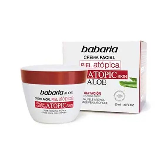 Aloe Vera Crema Facial Piel Atópica BABARIA Cremas precio | ARENAL.COM