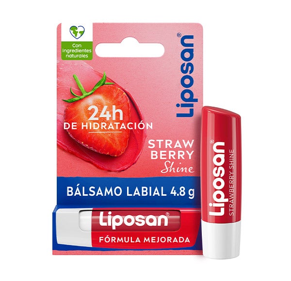 Strawberry Shine LIPOSAN Bálsamo labial hidratante precio | ARENAL.COM