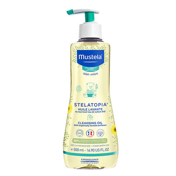 Stelatopía Aceite De Baño Pieles Atópicas MUSTELA Gel bebés pieles ...