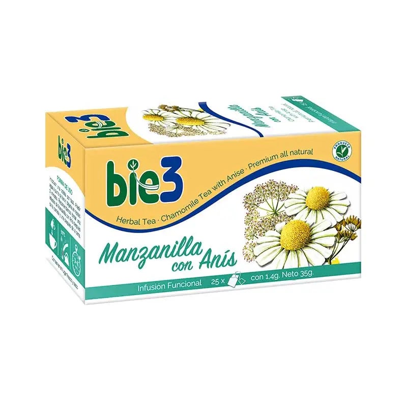 Manzanilla Con Anís Infusión Infantil 25 Filtros BIE-3 Infusiones y Tés ...