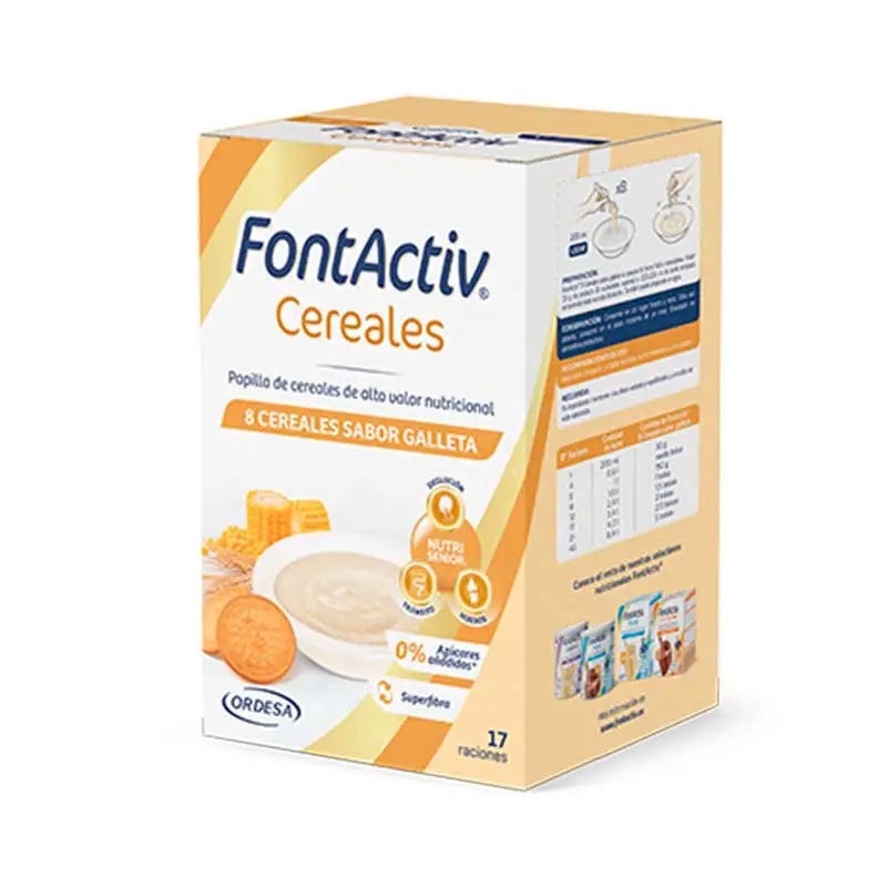 8 Cereales Galleta Nueva Form FONTACTIV Cereales y semillas precio ...