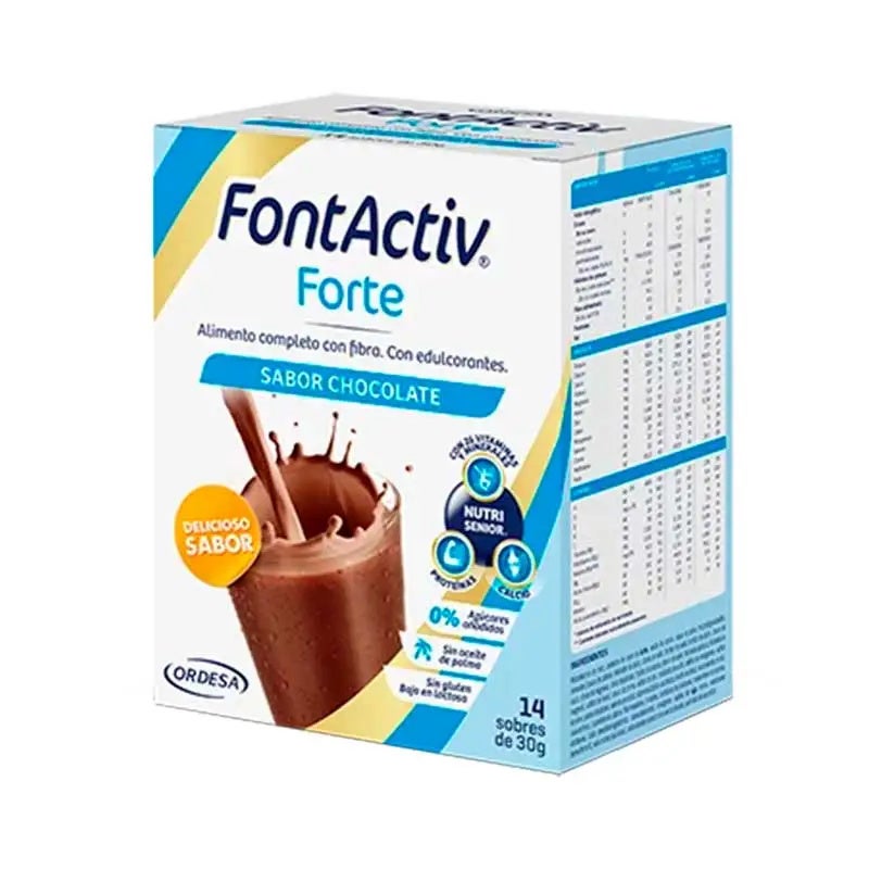 Forte Chocolate Sin Lactosa Alimento Dietético En Polvo 14X30 Gr ...