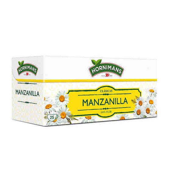 Manzanilla 25 Dosis HORNIMANS Infusiones y Tés precio | ARENAL.COM