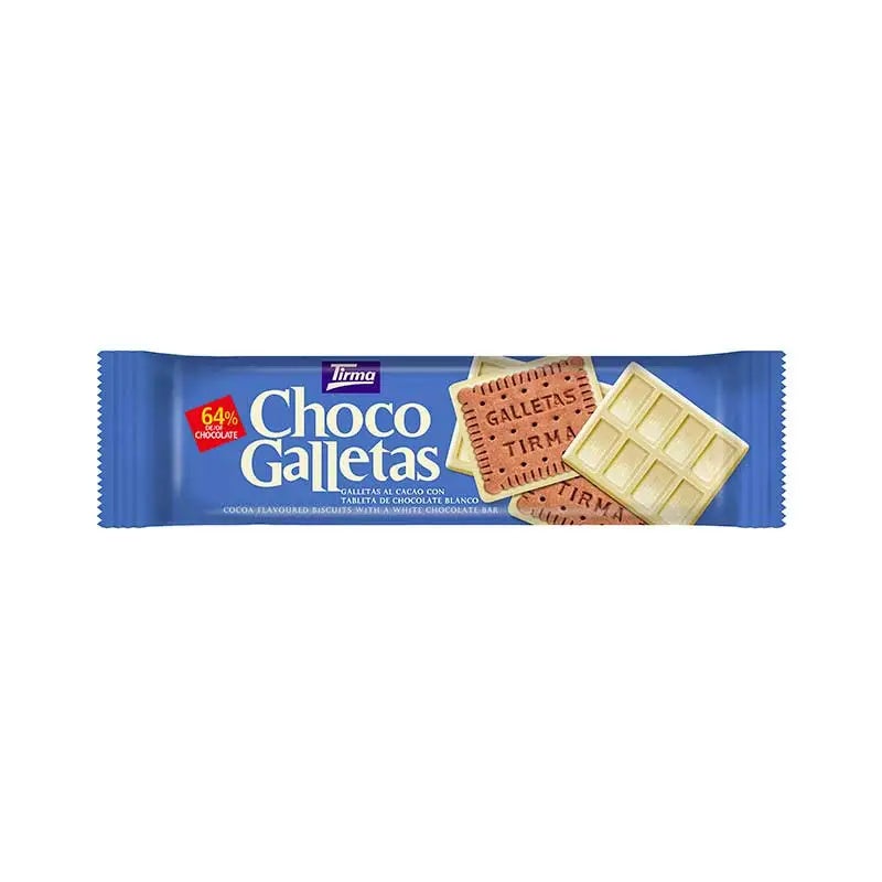 Galleta Choco Blanco 160 G TIRMA Galletas precio | ARENAL.COM