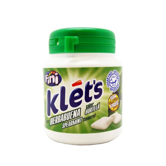 Chicles Hierbabuena Sin Azúcar Tarrina FINI Chucherías precio | ARENAL.COM