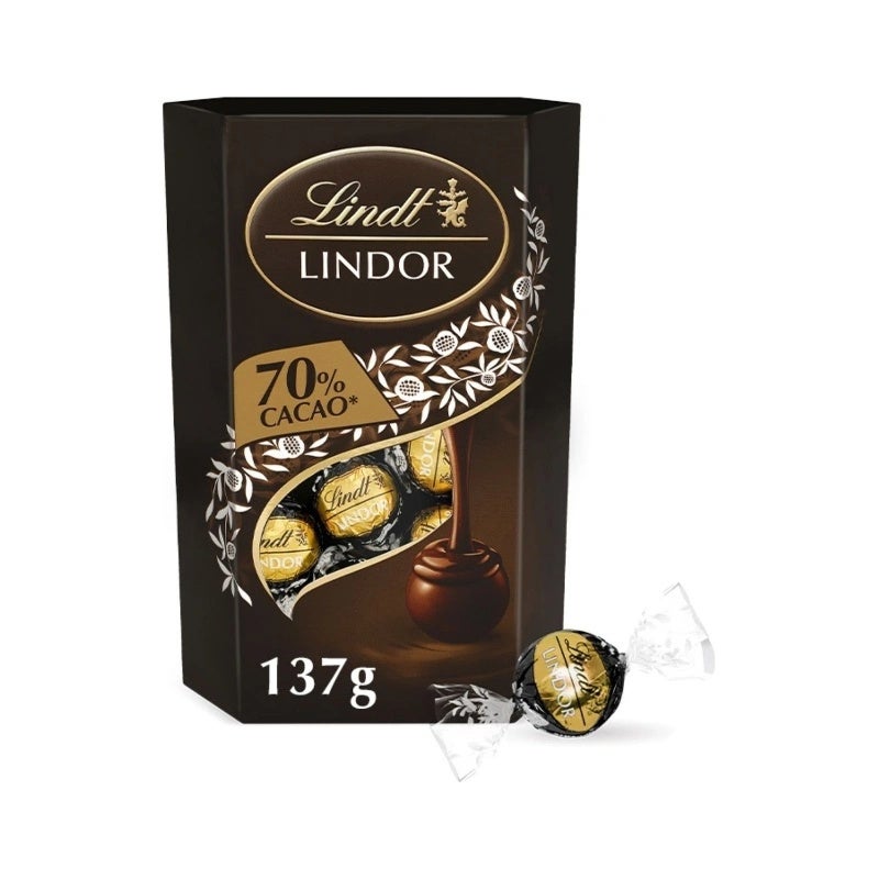 Bombones Cornet Chocolate Negro 137 Gr LINDT Chocolates precio | ARENAL.COM